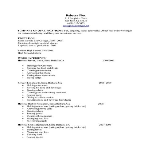Resume | PDF