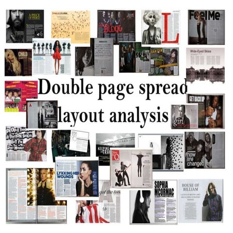 Analysis of Magazine Double Page Spreads | PPTX