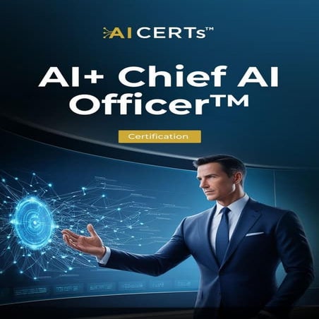 Become a Leader with AI Chief AI Officer Certification Enroll Now | PDF