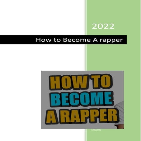 Become a rapper.pdf | Hip Hop Music | Music