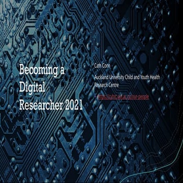 Becoming a digital researcher | PPT