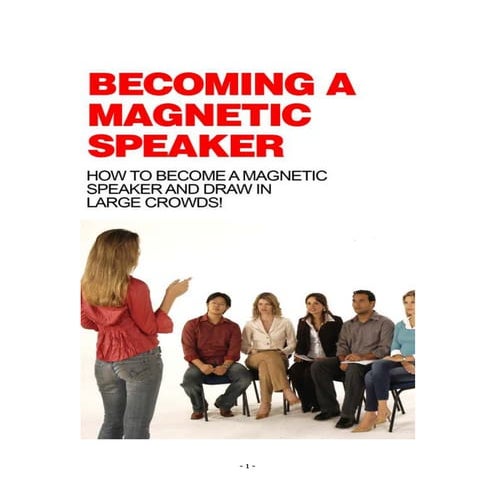 Becoming a magnetic_speaker | PDF