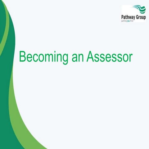 Becoming an Assessor by Pathway, Birmingham | PPTX