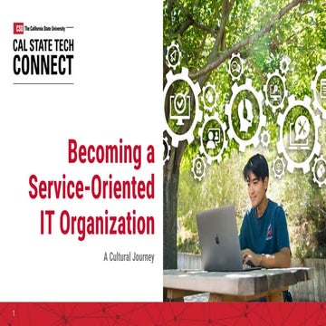 Becoming a Service-Oriented IT Organization - A Cultural Journey | PDF