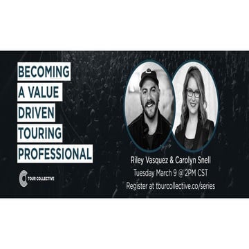 Becoming A Value Driven Touring Professional | PDF