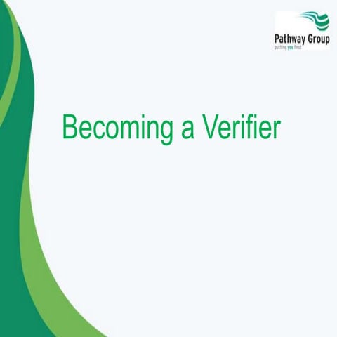 Becoming a verifier | PPT