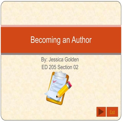 Becoming A Writer | PPT