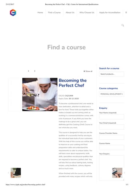 Certificate in Food Hygiene and Safety for Catering - Edu Kite | PDF