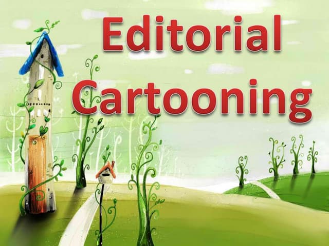 Grade 8- EDITORIAL CARTOONING sample for Journalism | PPTX
