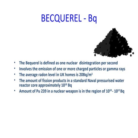 Becquerel Bq | PPT