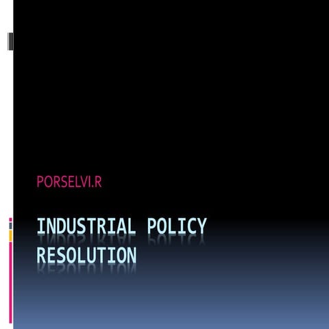 industrial policy | PPT