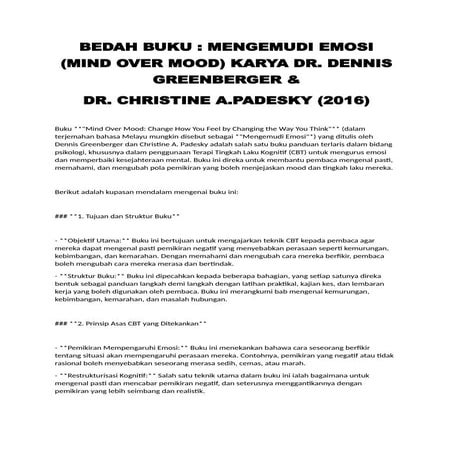 KAJIAN BEDAH BUKU MENGEMUDI EMOSI 2024 .docx