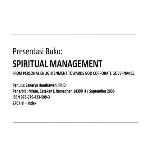 Spiritual Management | PPTX