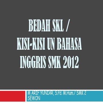 Bedah skl lp2 ip | PPT