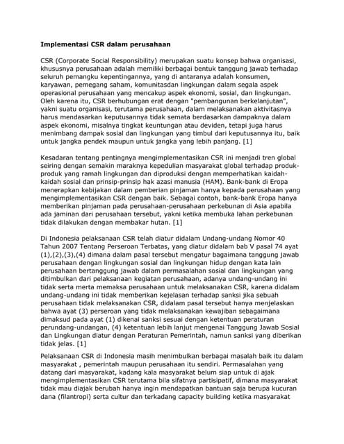 CORPORATE SOCIAL RESPONSIBILITY (CSR) | PPT