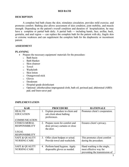 SHAMPOOING A PATIENT’S HAIR IN BED.pptx | Hair Care | Beauty