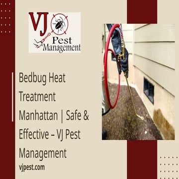 Bedbug Heat Treatment Manhattan Safe & Effective – VJ Pest Management.pptx