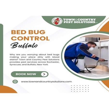 Bedbug Control Services With Town and Country Pest Control Solutions Rochester, Syracuse, NY. | PDF