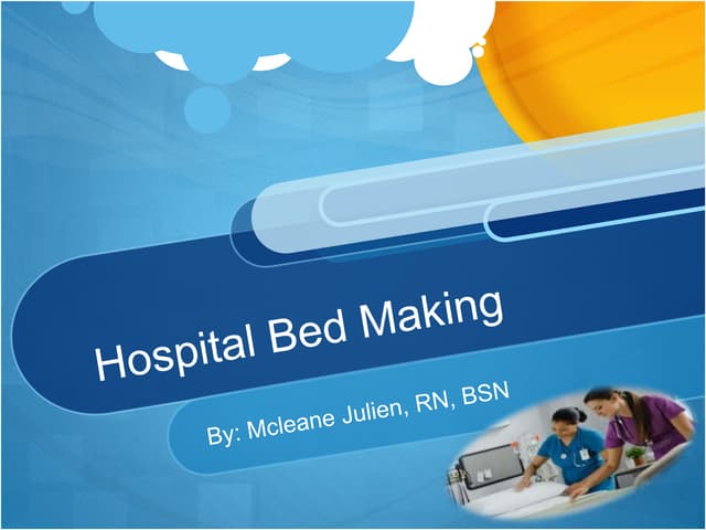 Bed making process | PPTX