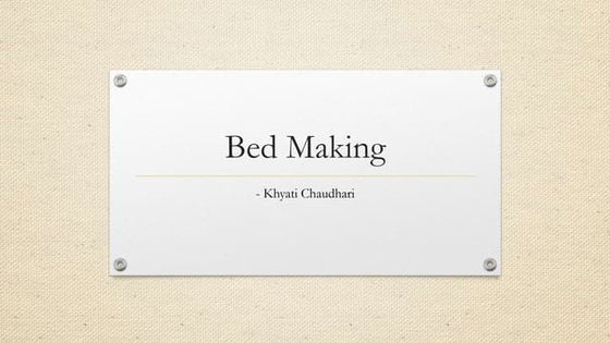 Principles of Bed making.pptx