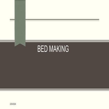 BED MAKING for nursing students for learning.pptx