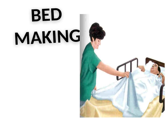 Bed making process | PPTX