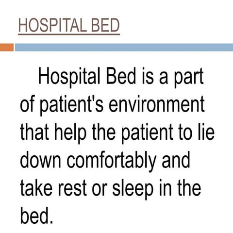 Bed Making.pptx , Types of beds in Nursing | PPTX