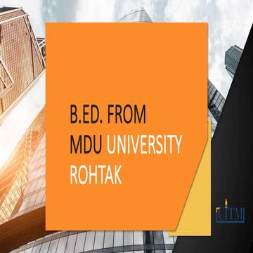 b ed mdu rohtak.pptx