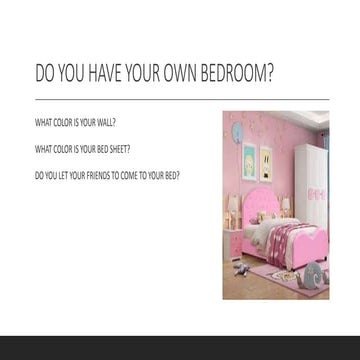 Bedroom stuff powerpoint for kid BY Roya Osman | PPTX