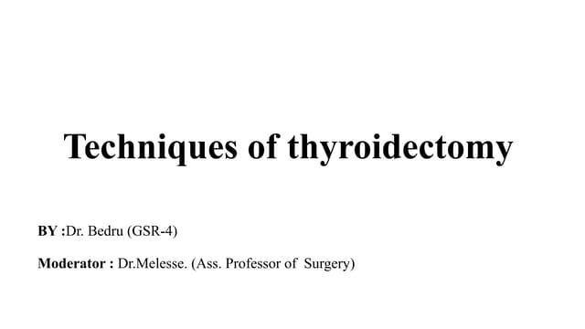 Thyroidectomy nursing care | PDF