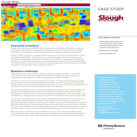 'Beds in Sheds'/Rogue Landlords Case Study at Slough with PBS MapInfo | PDF