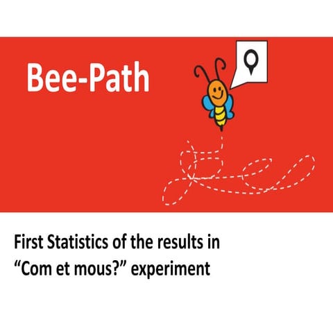 Bee path first-statistics | PPT