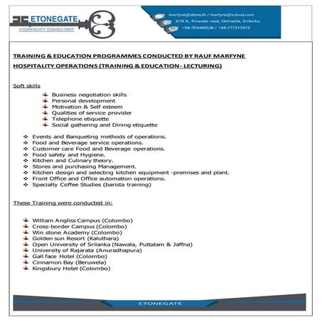 What are the benefits of taking a barista course? | PDF