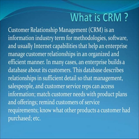 Bee a CRM Documentation ppt.ppt