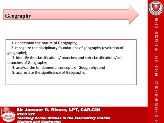 Branches of physical geography | PPTX