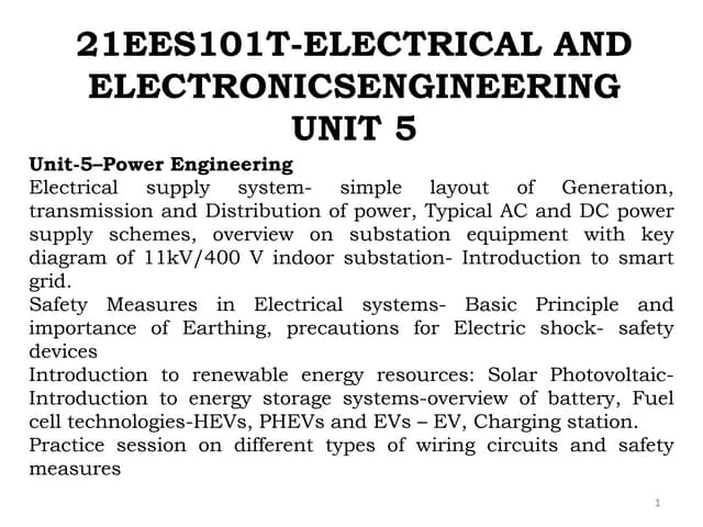 Electric power system | PPT
