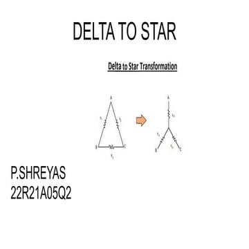 delta to star | PPT