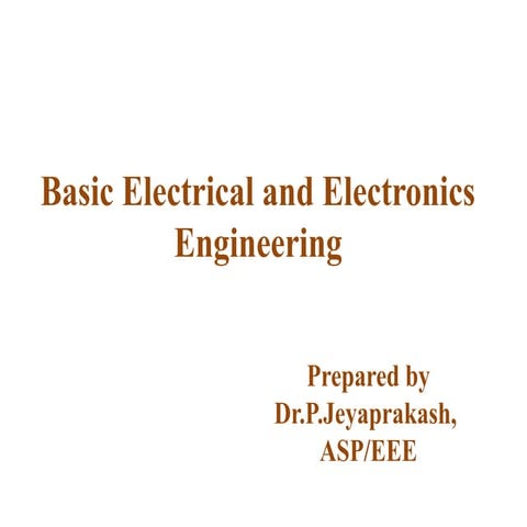 BEEE Unit II.power point presentation notes | PPT