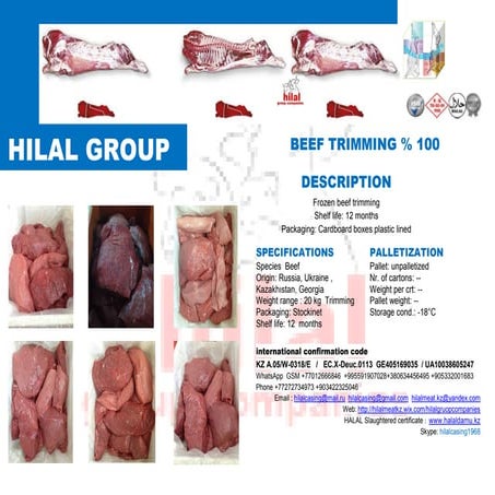 Beef trimming