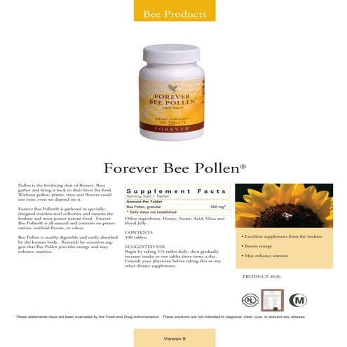 Bee pollen | PDF
