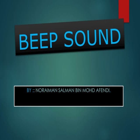 Beep sound | PPT