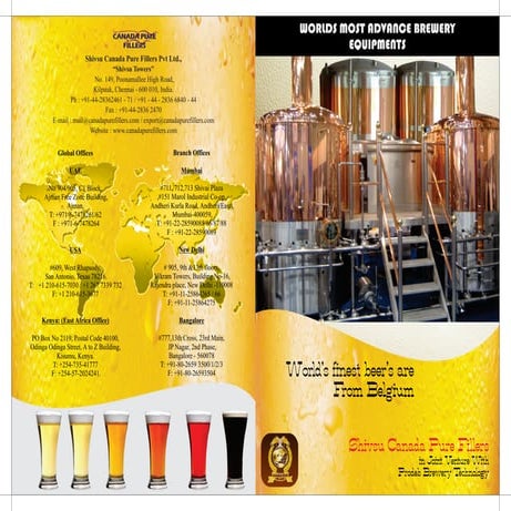 Brewery Equipments Beer process | PDF