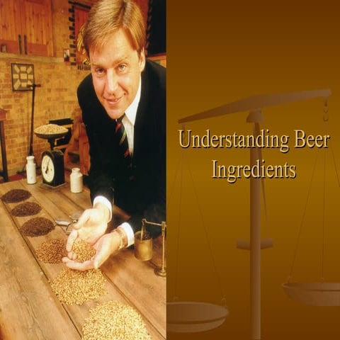 Beer ingredients | PPT