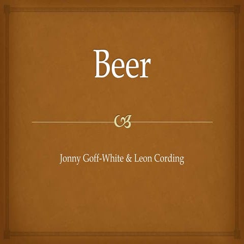 Beer kelp project | PPTX