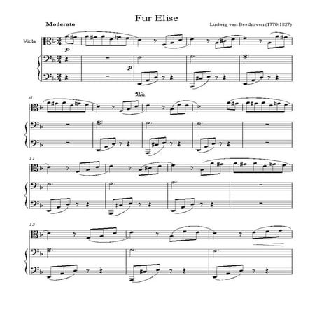 Beethoven fur elise | PDF | Classical Music | Music
