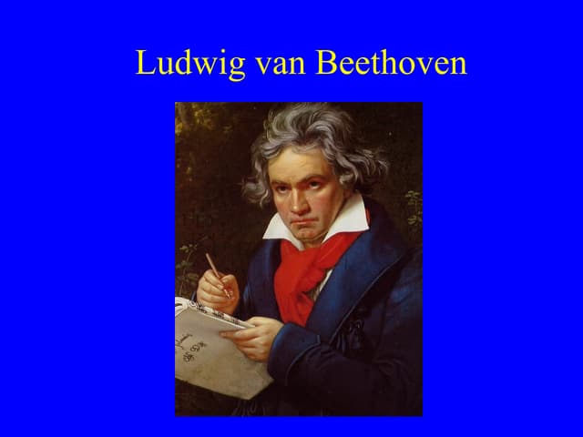 Ludwig Van beethoven | PPTX