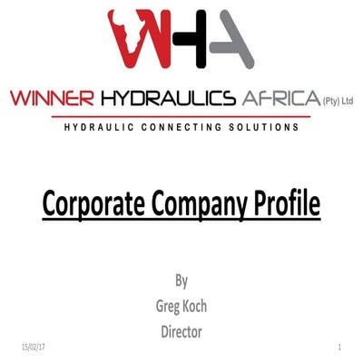 W.H.A Corporate Profile | PPT
