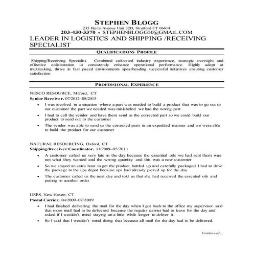 Carlos resume | DOCX