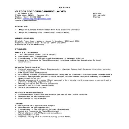 Brazil localization sap | PDF