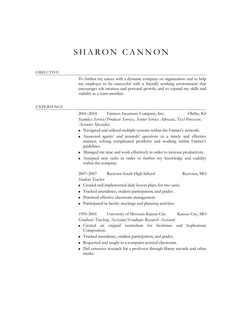 Susan Yonker's cover letter | PDF | Education